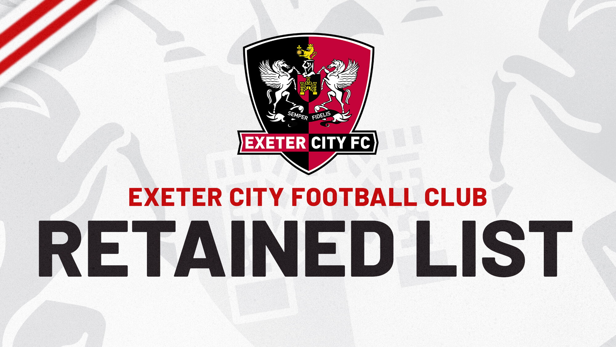 Exeter City Retained List 2025 | Exeter City F.C.